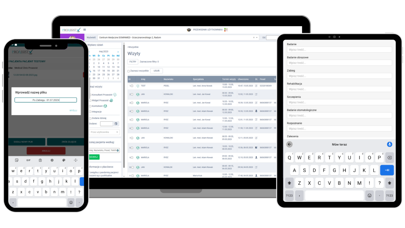 System dla gabinetu lekarskiego – Proassist – Proassist - System do zarządzania gabinetem i ...